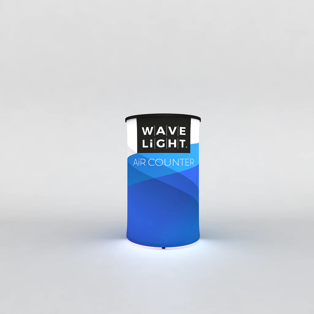 WaveLight® Air Tower Inflatable Counter Circular | Light box Counter
